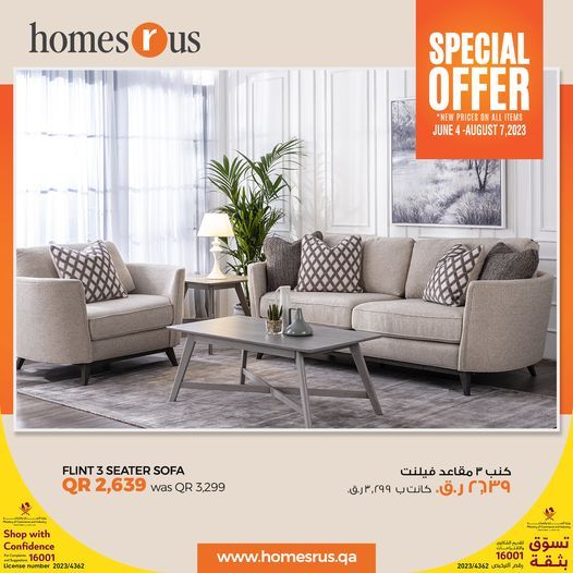 Homes R Us Qatar Offers 2023 - 22222 | Furniture | Twffer.com